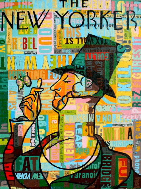 Painting Process | Eustace Tilley, The New Yorker Icon – BORBAY