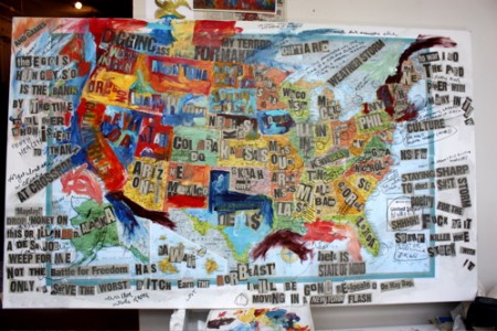 Painting Process | My America, The United States of Today - BORBAY