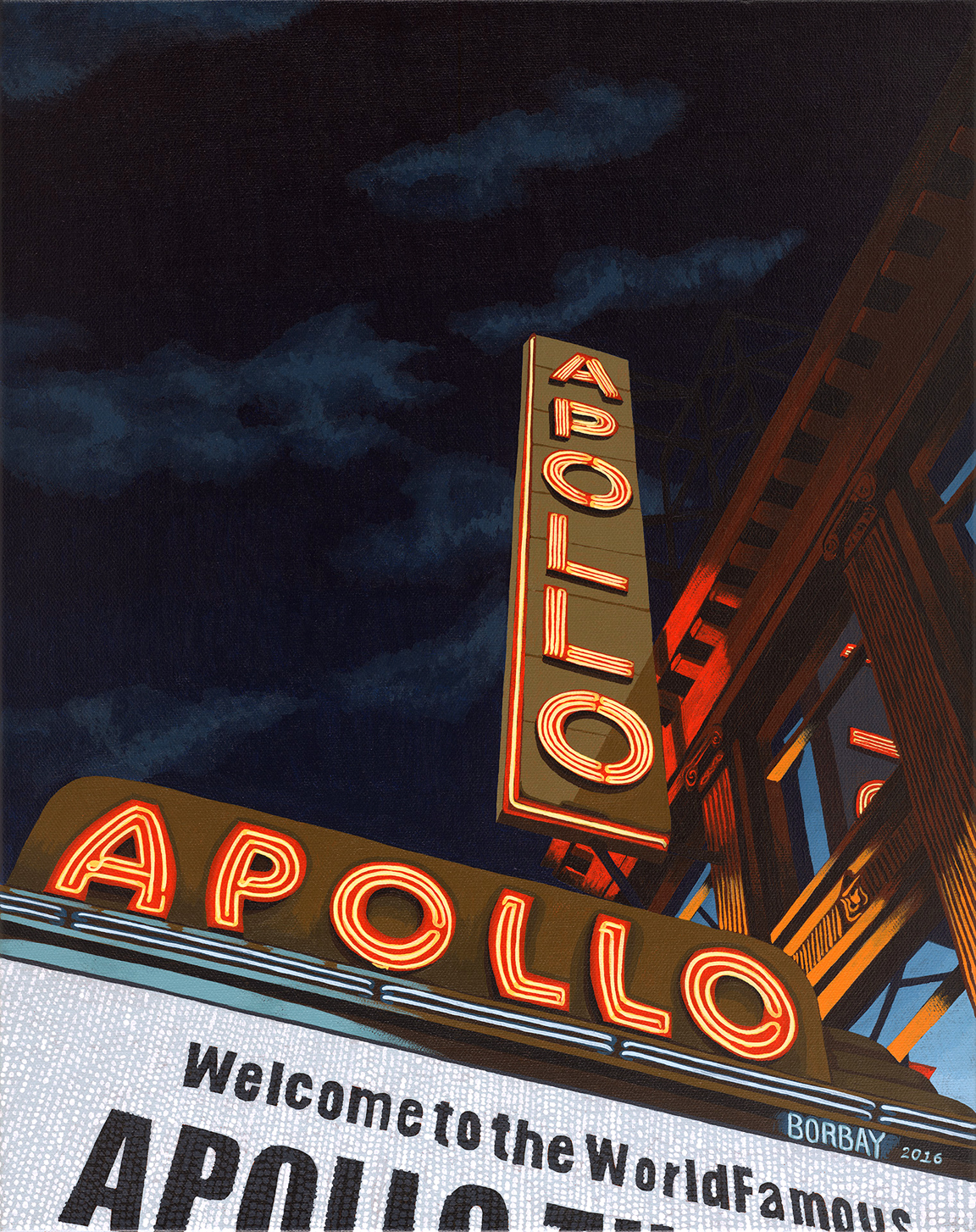 Apollo Theater Painting by Borbay - BORBAY