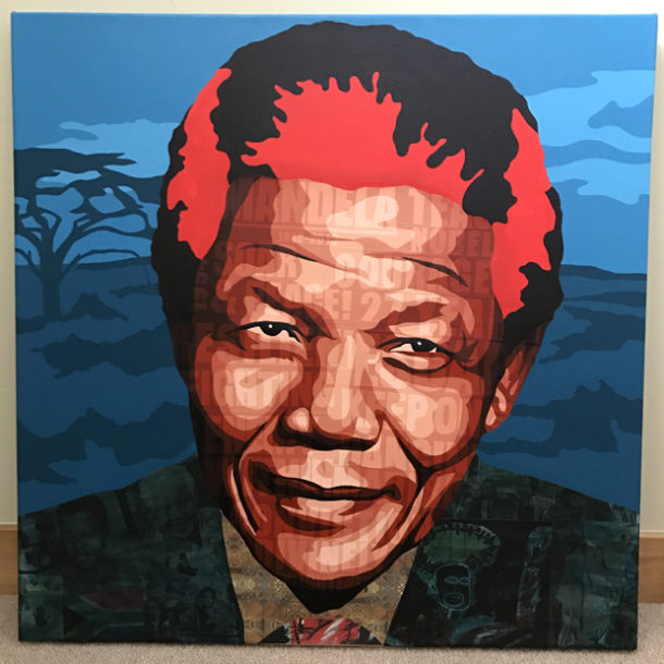 A Portrait of Nelson Mandela - BORBAY