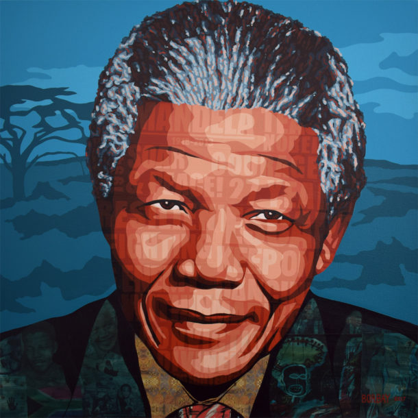 A Portrait of Nelson Mandela - BORBAY