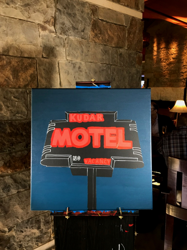 The Kudar Motel Neon Sign — Painted Live at Four Seasons Jackson Hole ...