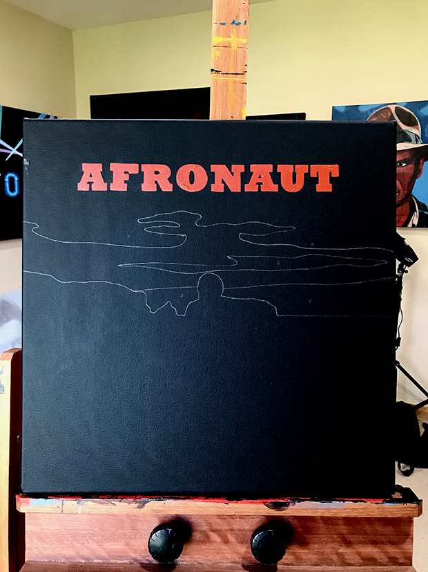 Afronaut — An Album Cover For MH the Verb’s Revolution - BORBAY