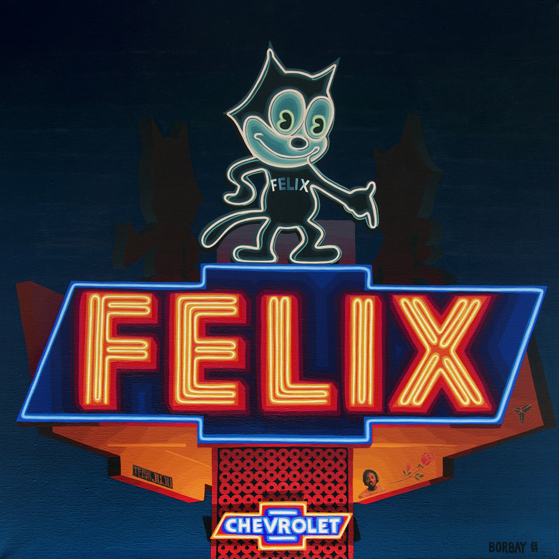 Neon Felix - BORBAY